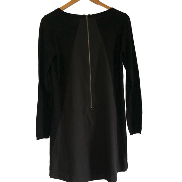 M Rena | Dresses | M Rena Womens Black Long Sleeve Shift Dress Small S ...